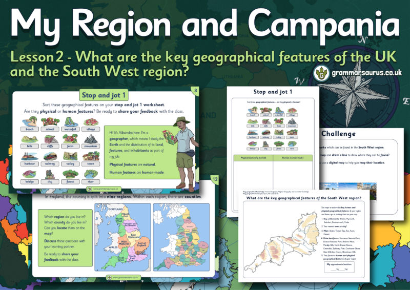 Year 4 Geography - My Region and Campania - What are the key ...