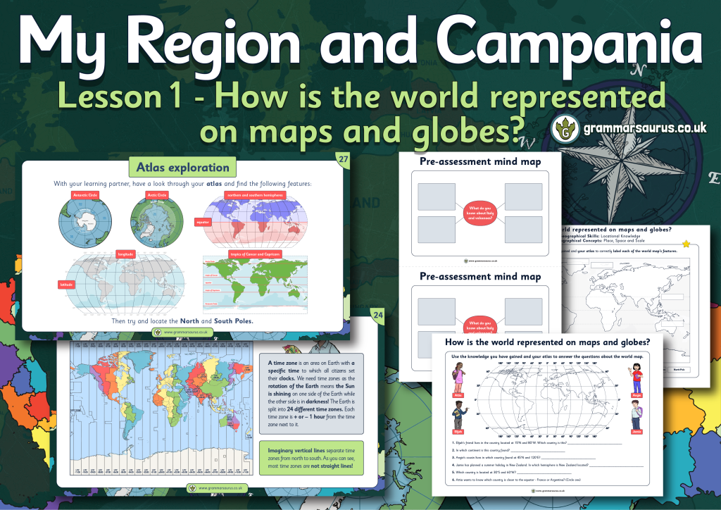 Year 4 Geography - How is the world represented on maps and globes ...