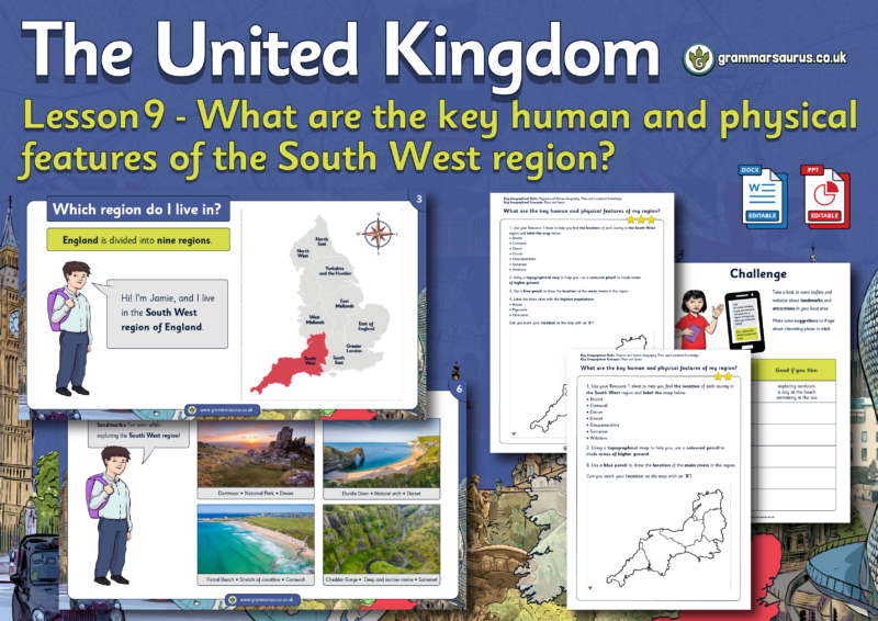 Year 3 Geography - The United Kingdom - What are the key human and ...