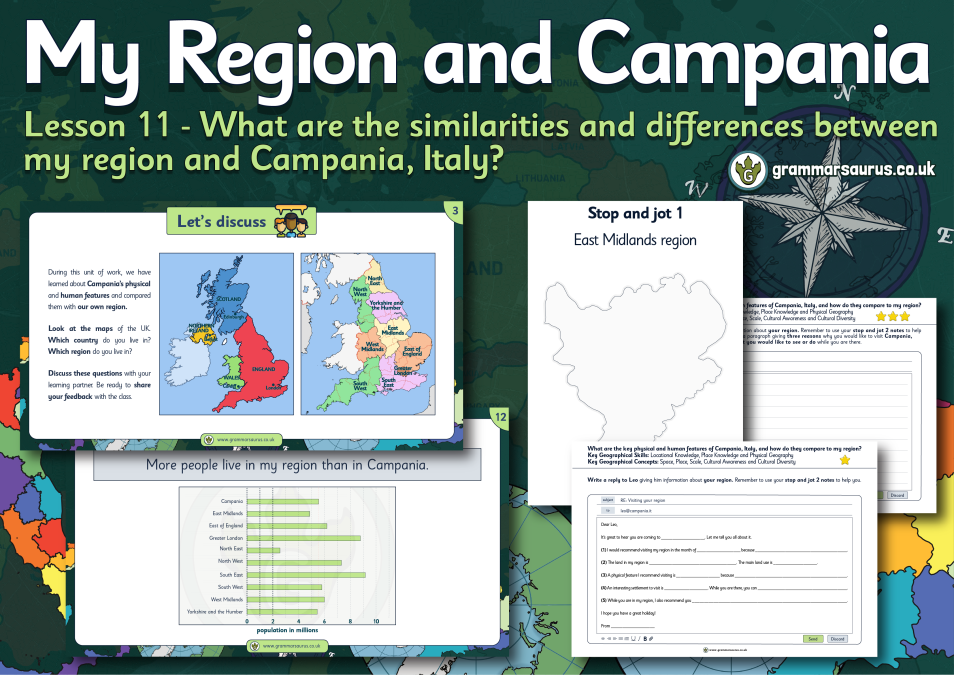 Year 4 Geography - What are the key settlements in Campania, Italy, and ...