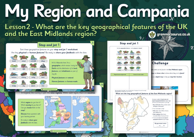 Year 4 Geography - My Region and Campania - What are the key ...