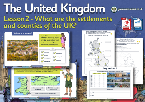 Year 3 Geography - The United Kingdom - What are the settlements and ...