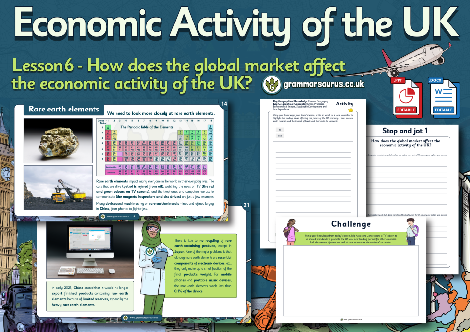 Year 6 Geography - How does the global market affect the economic ...