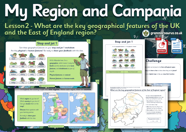 Year 4 Geography - My Region and Campania - What are the key ...