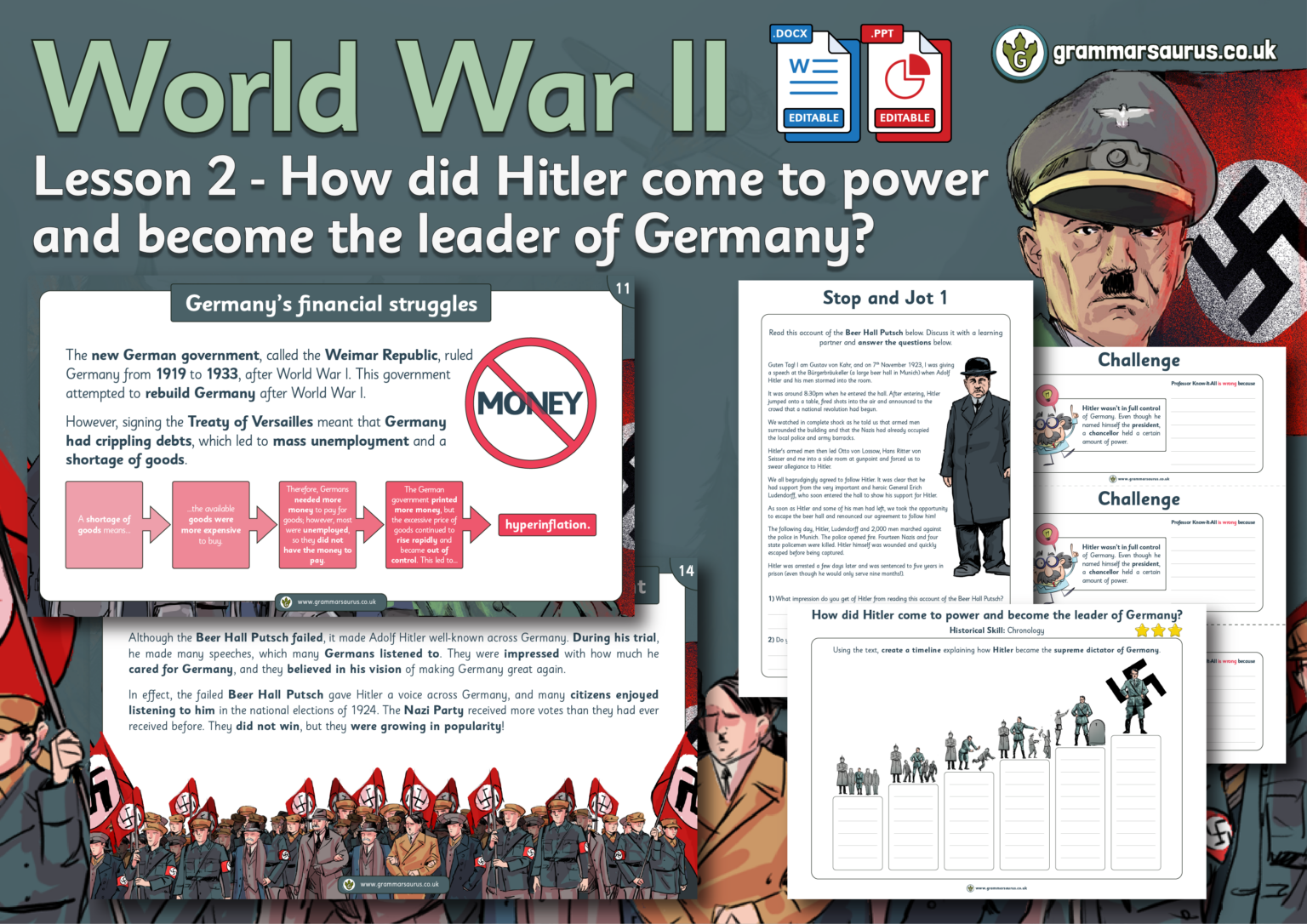 Year 6 History - World War Two - How did Hitler come to power and ...