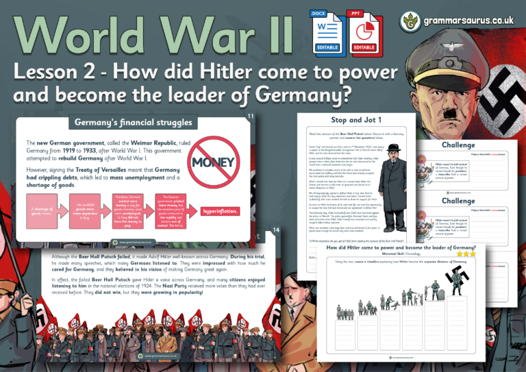 Year 6 History - World War Two - How did Hitler come to power and ...