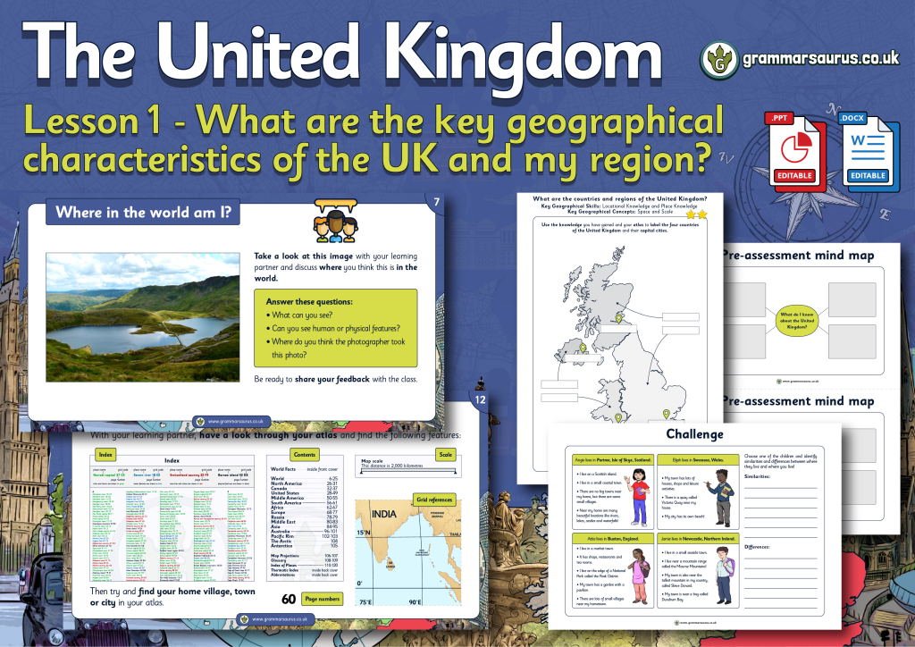 Year 3 Geography - The United Kingdom - What are the countries and ...
