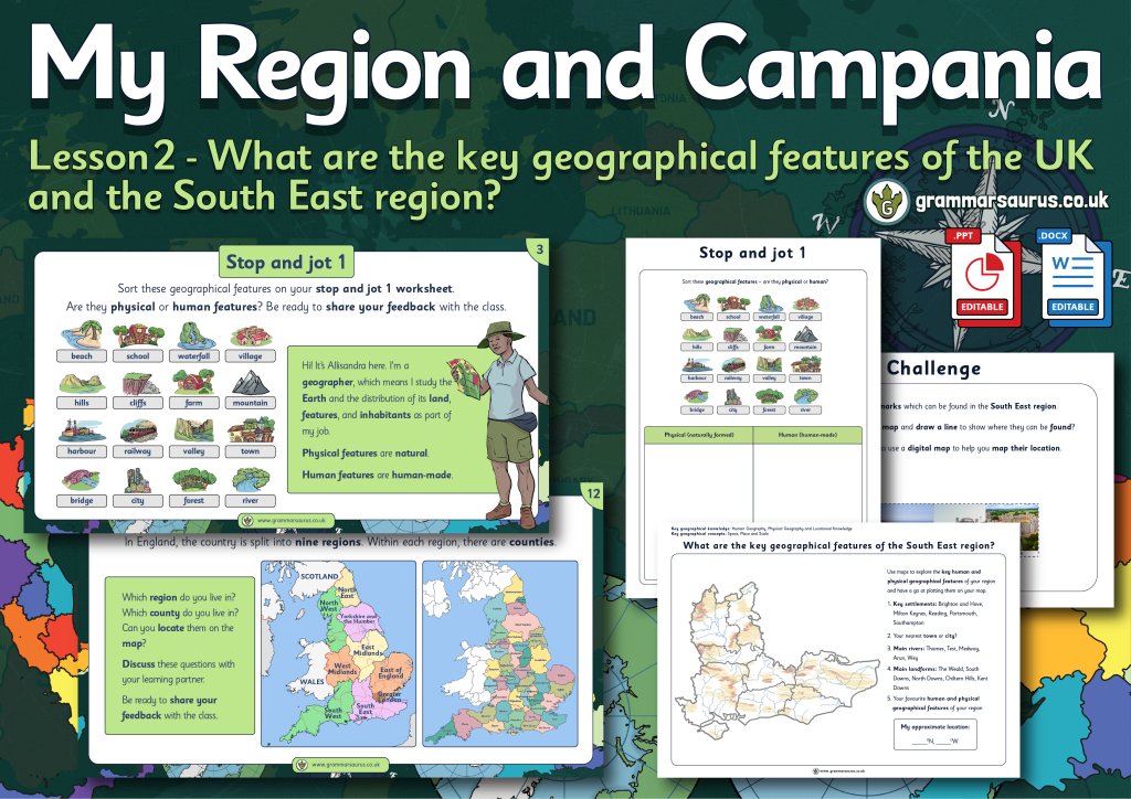 Year 4 Geography - What are the key geographical features of the UK and ...