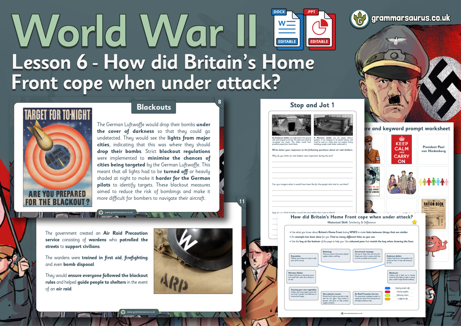 Year 6 History – World War Two – How did Britain's Home Front cope when ...