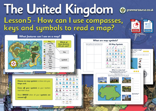 Year 3 Geography - The United Kingdom - How can I use compasses, keys ...