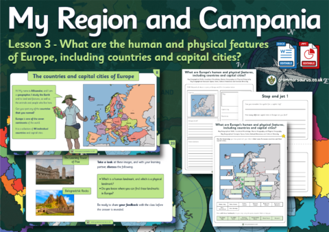 Year 4 Geography - My Region and Campania - What are the human and ...