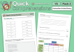 Year 5 Quick Comprehensions (Fiction/Non-Fiction/Poetry) Pack 3 ...