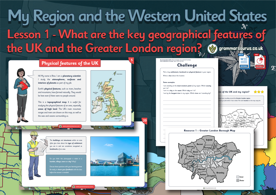 Year 5 Geography - What are the key geographical features of the UK and ...