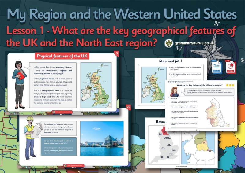 Year 5 Geography - My Region and the Western United States - What are ...