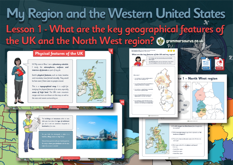 Year 5 Geography - My Region and the Western United States - What are ...