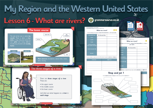 Year 5 Geography - What are rivers? Lesson 6 - Grammarsaurus