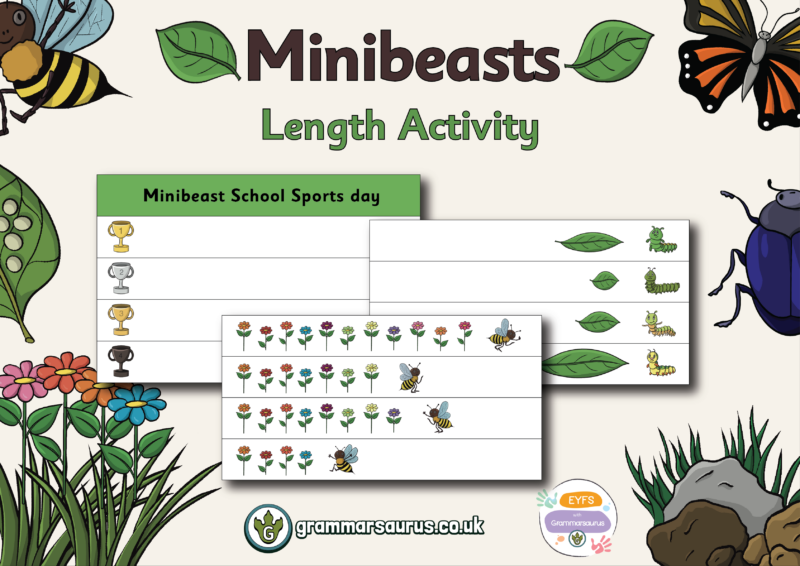 EYFS Minibeasts – Length Activity - Grammarsaurus