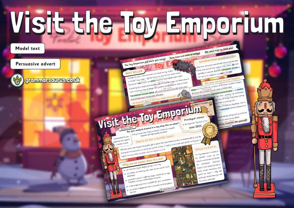 KS2 Model Texts - Grammarsaurus