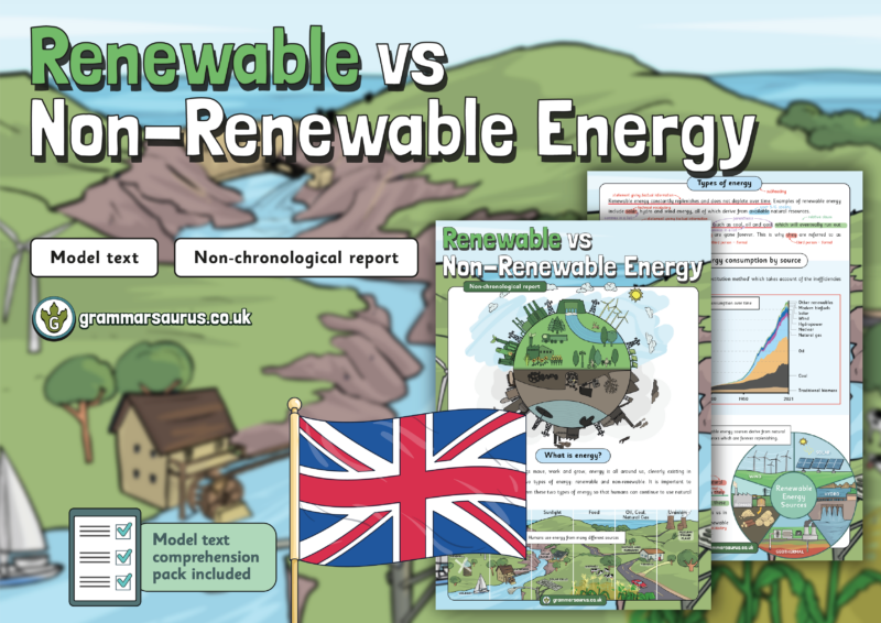 Year 5 Model Text – Non-chronological report – Renewable vs Non ...