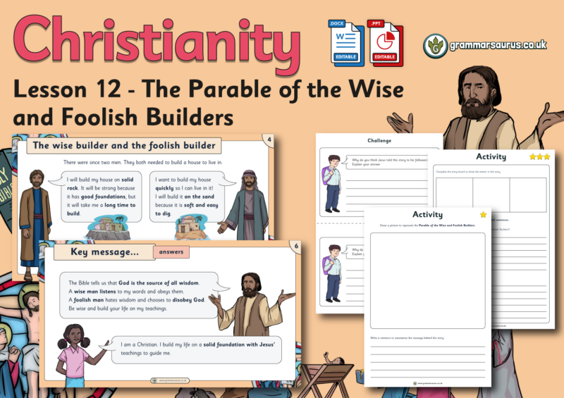 KS1 RE – Christianity – The parable of the wise and foolish builders ...