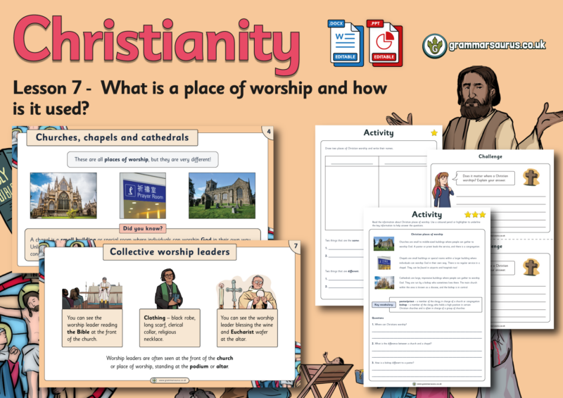 KS1 RE – Christianity – What is a place of worship and how is it used ...
