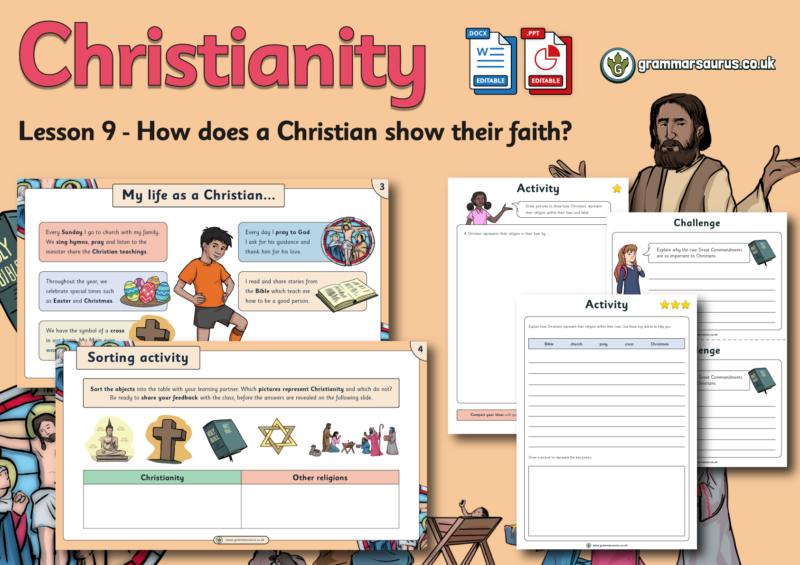 KS1 RE – Christianity – How does a Christian show their faith? Lesson 9 ...