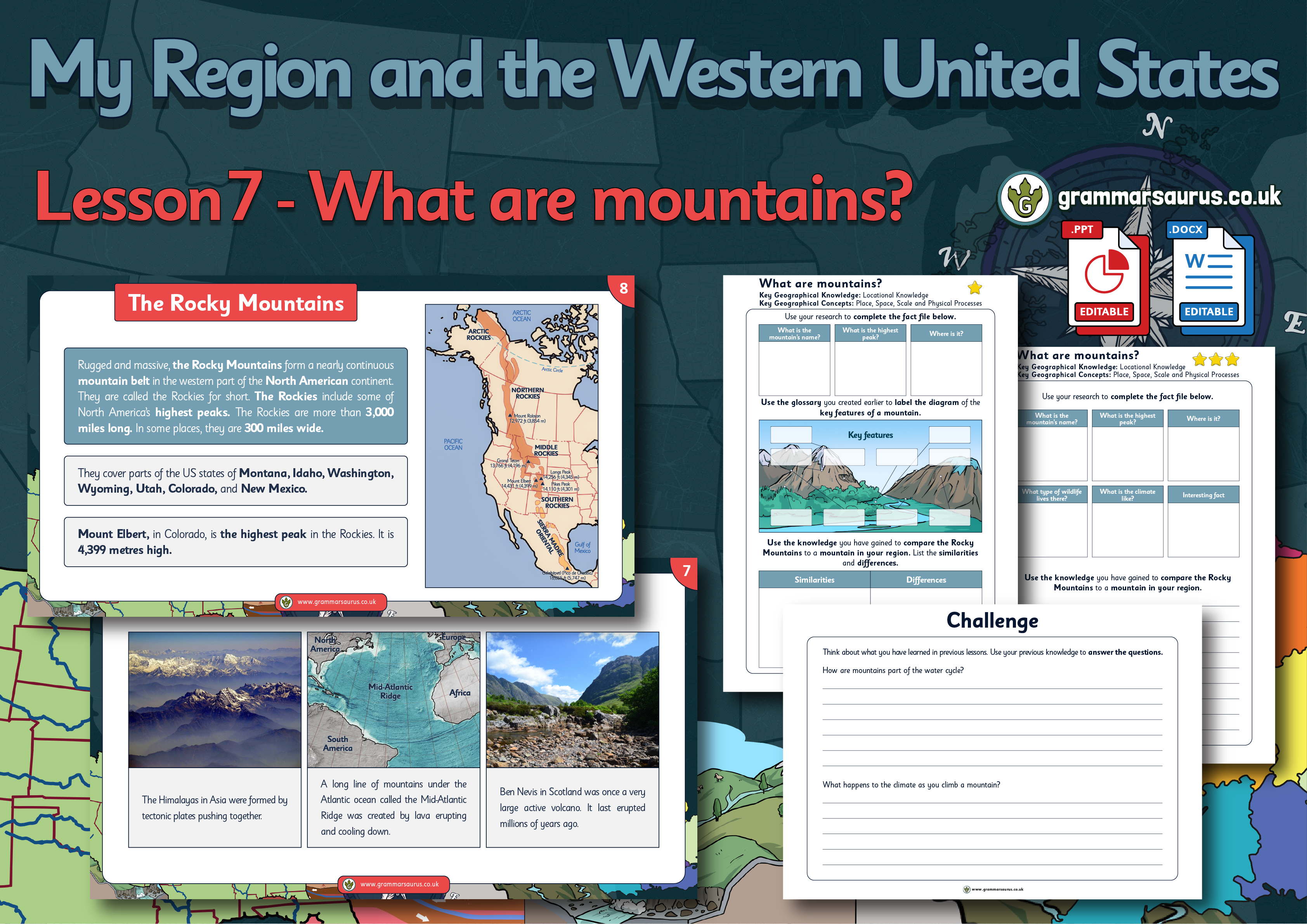 Year 5 Geography – My Region and the Western United States - What are ...