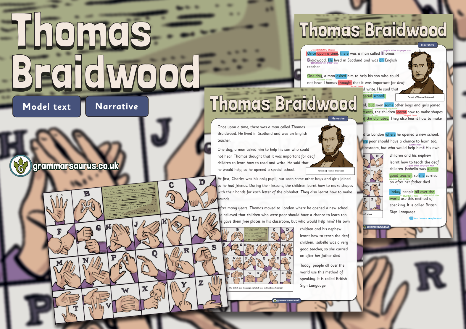 Year 1 Model Text – Narrative – Thomas Braidwood - Grammarsaurus