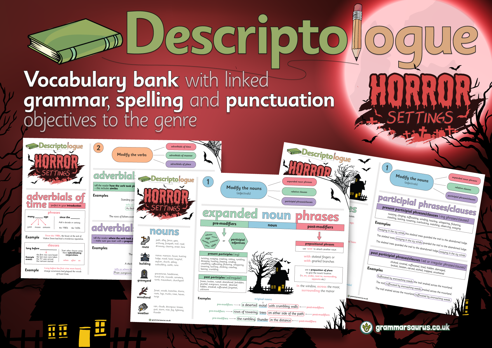 website ad - Grammarsaurus