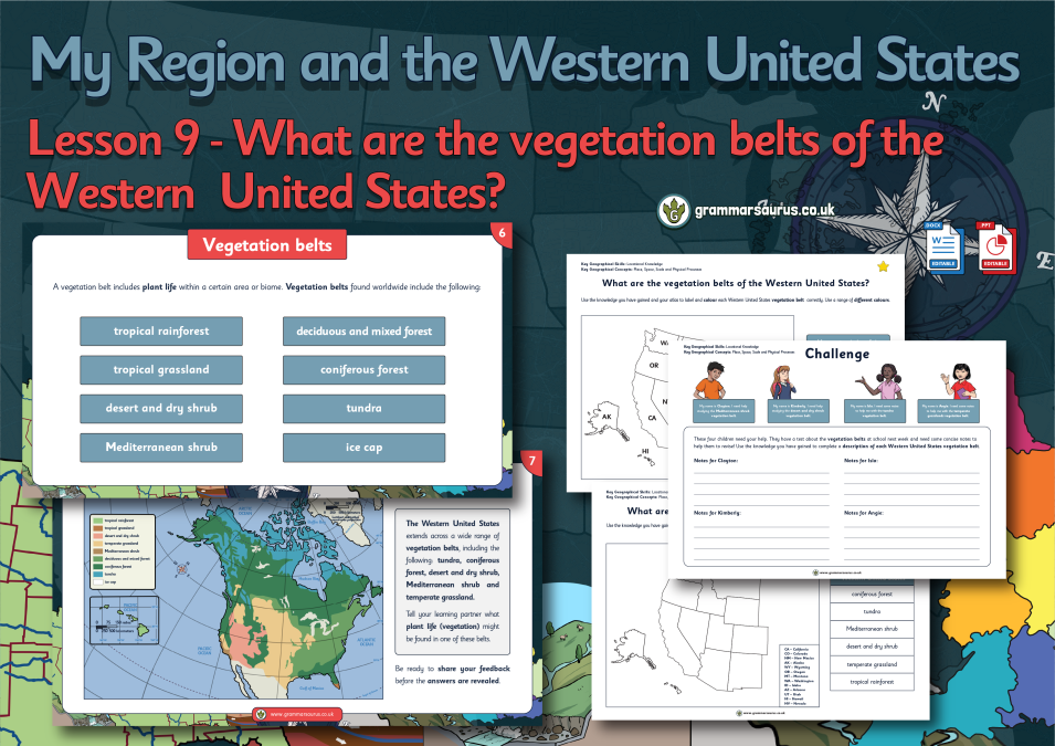 Year 5 - My region and the Western United States - Page 2 of 2 ...