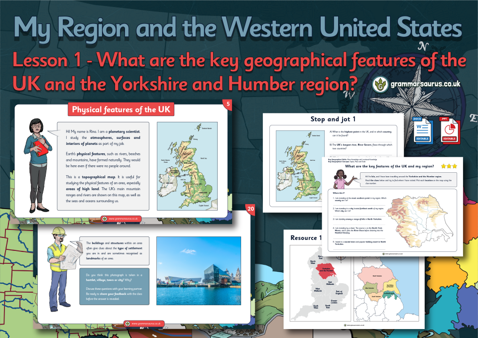 Year 4 Geography - What are the key geographical features of the UK and ...