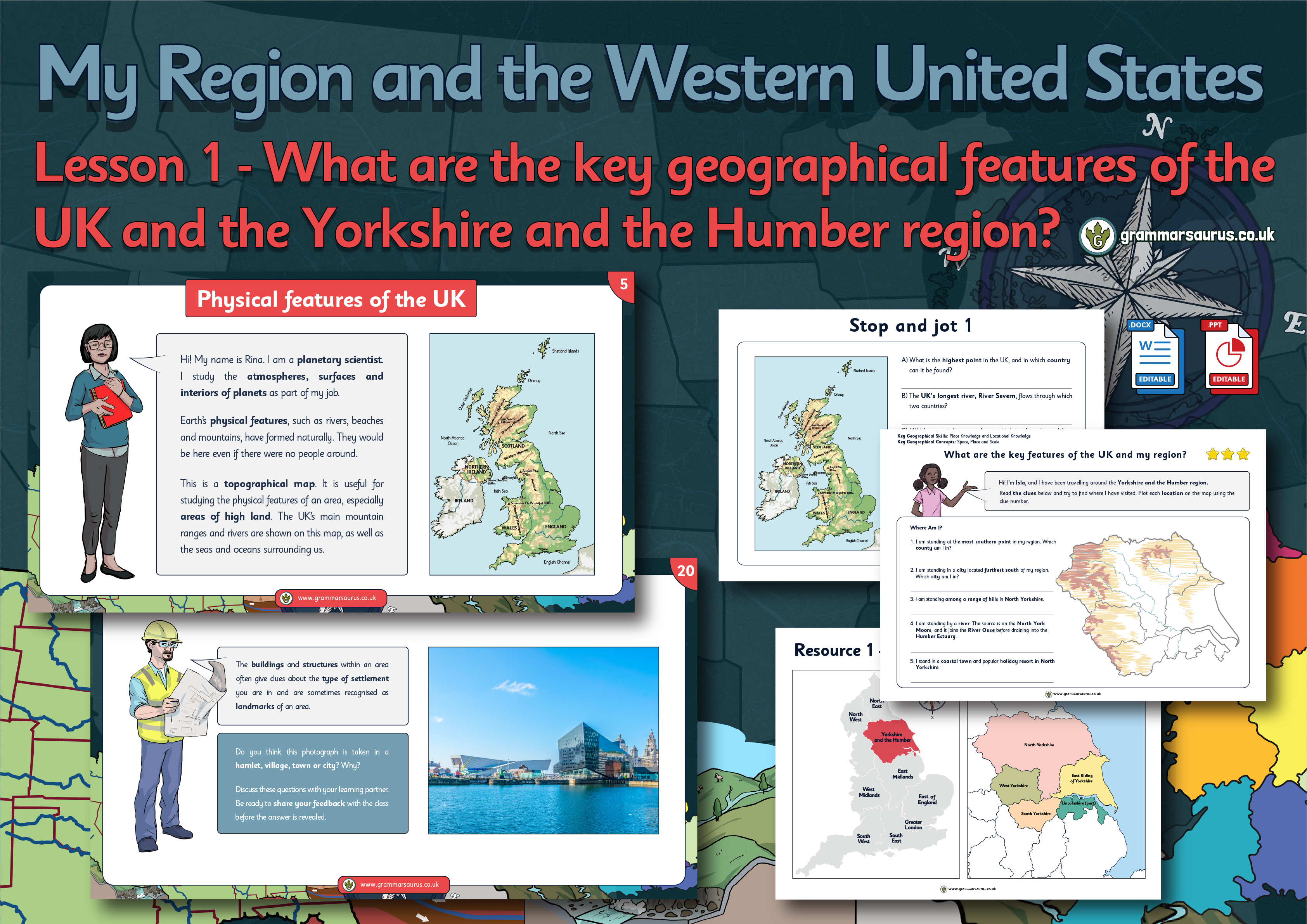 Year 5 Geography – My Region and the Western United States - What are ...