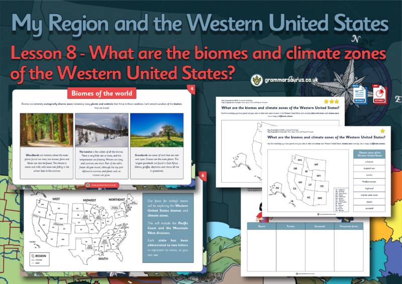 Year 5 Geography – What are the biomes and climate zones of the Western ...