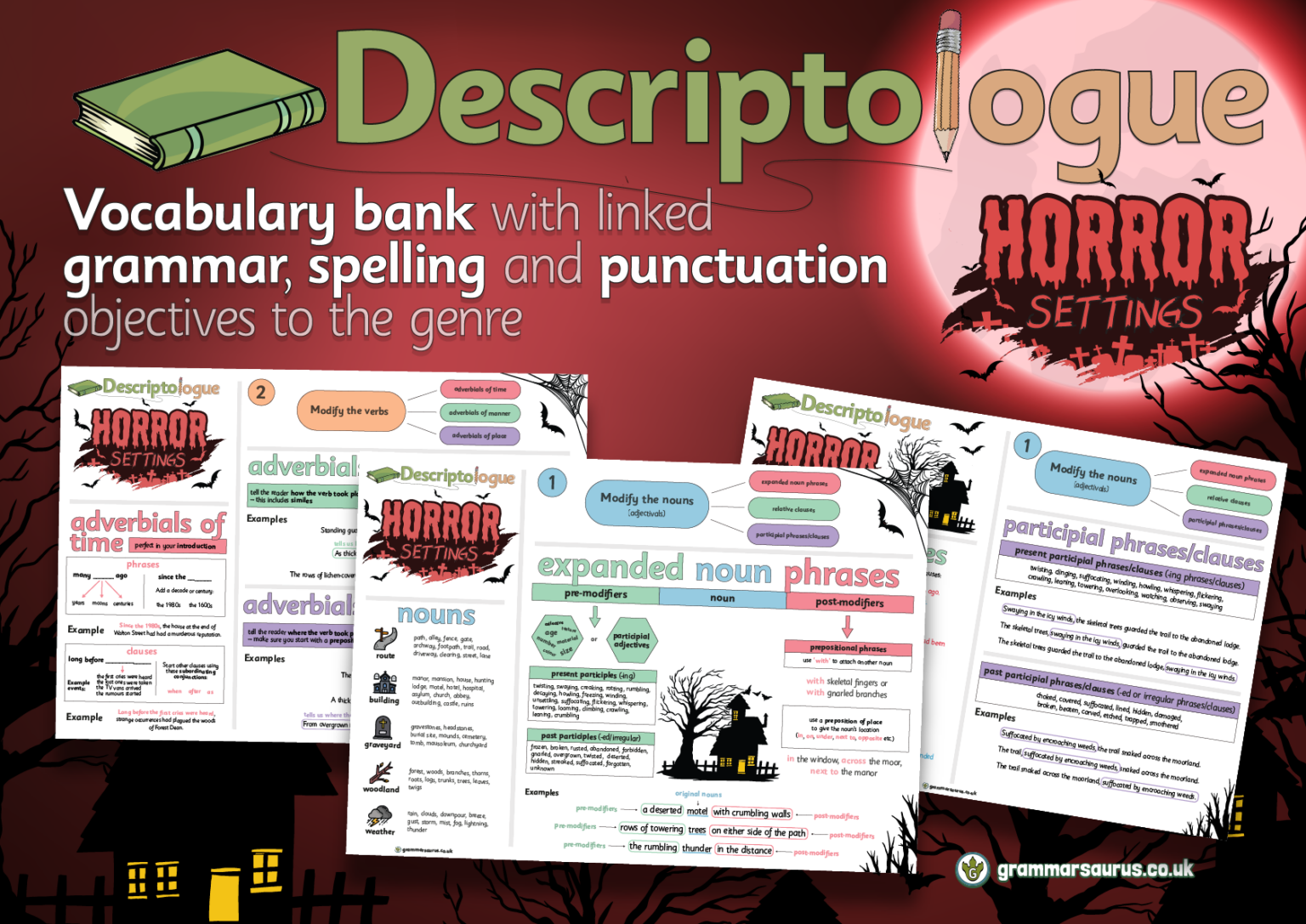 Descriptologue - Setting descriptions - Horror Settings - Grammarsaurus