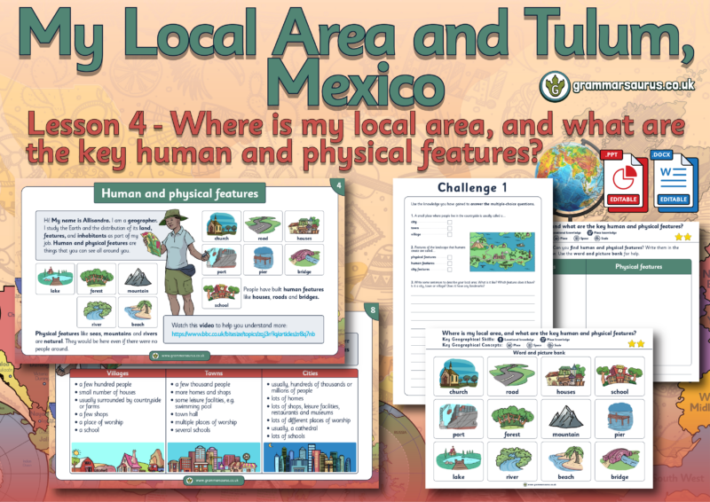 Year 2 Geography – My Local Area and Tulum, Mexico – Where is my local ...