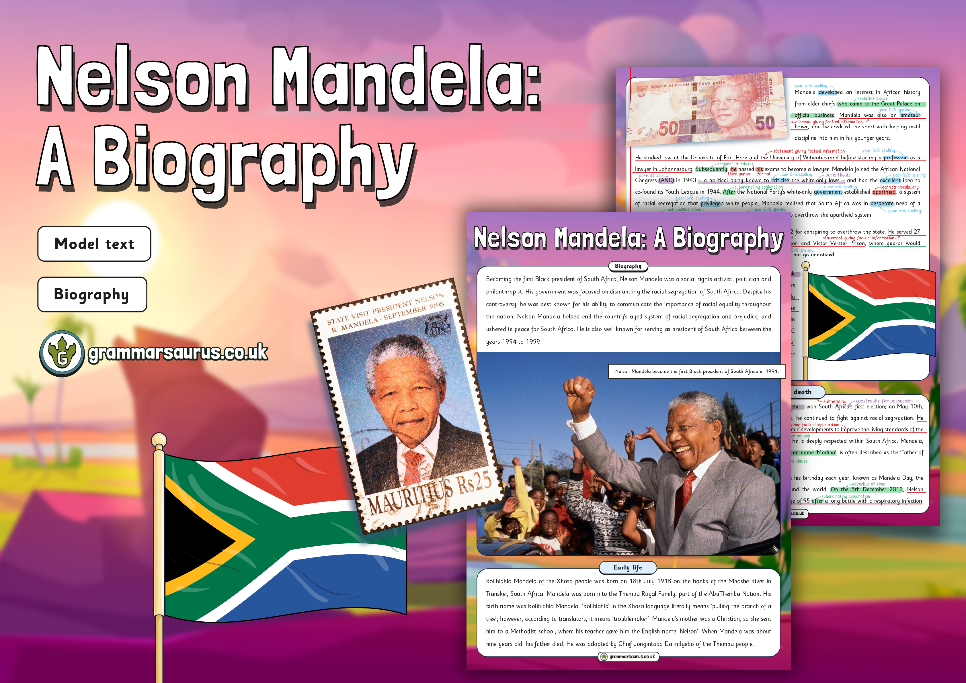 Nelson Mandela Biography Ks2