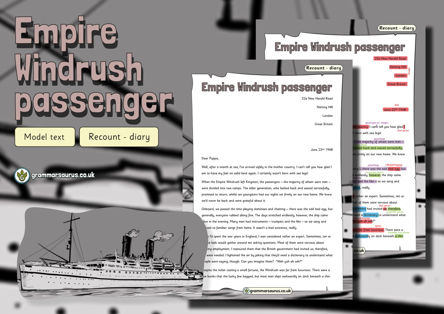 Year 2 Model Text – Narrative – Jack and the Beanstalk - Grammarsaurus