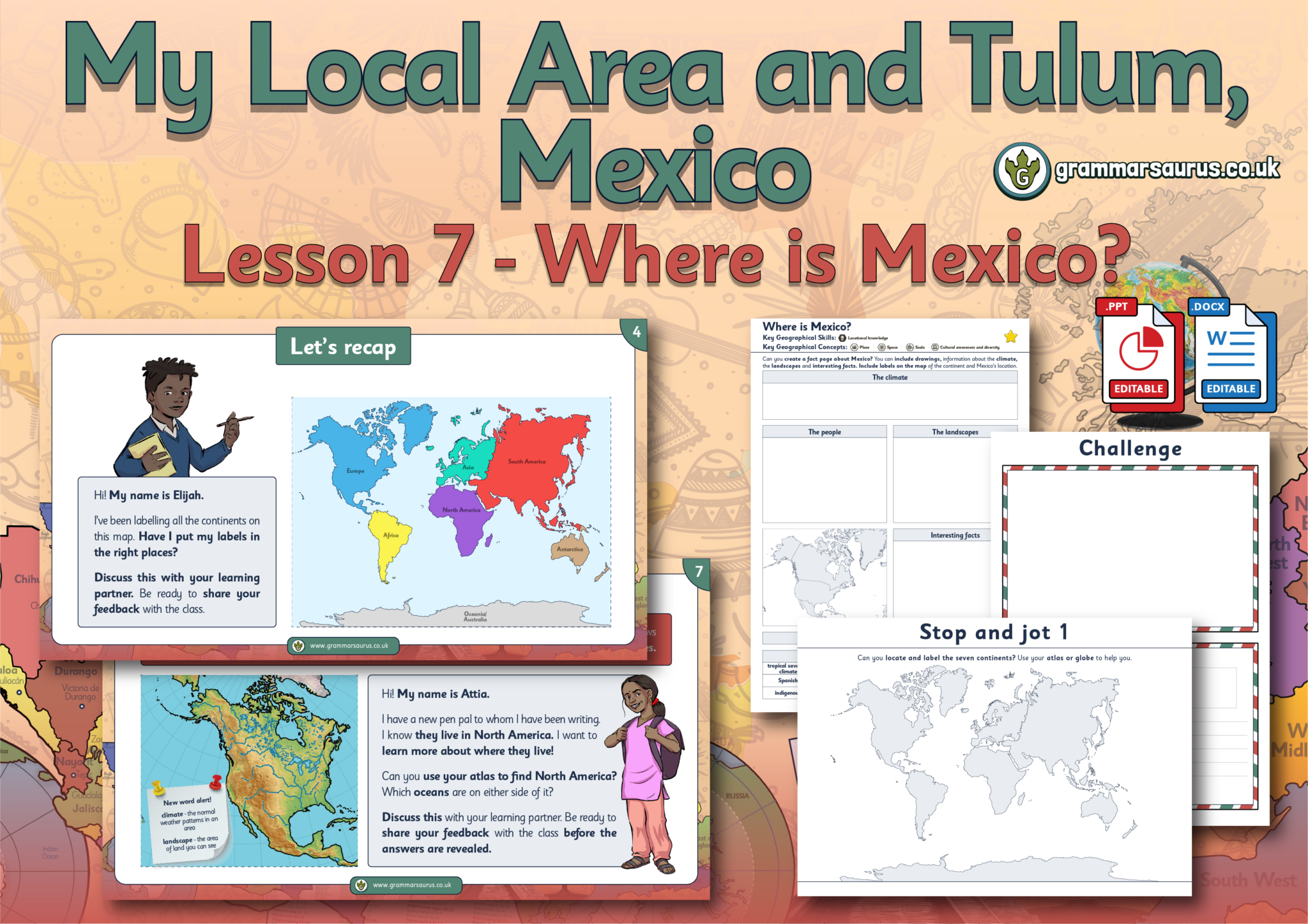 Year 2 Geography – My Local Area and Tulum, Mexico – Where is Mexico ...