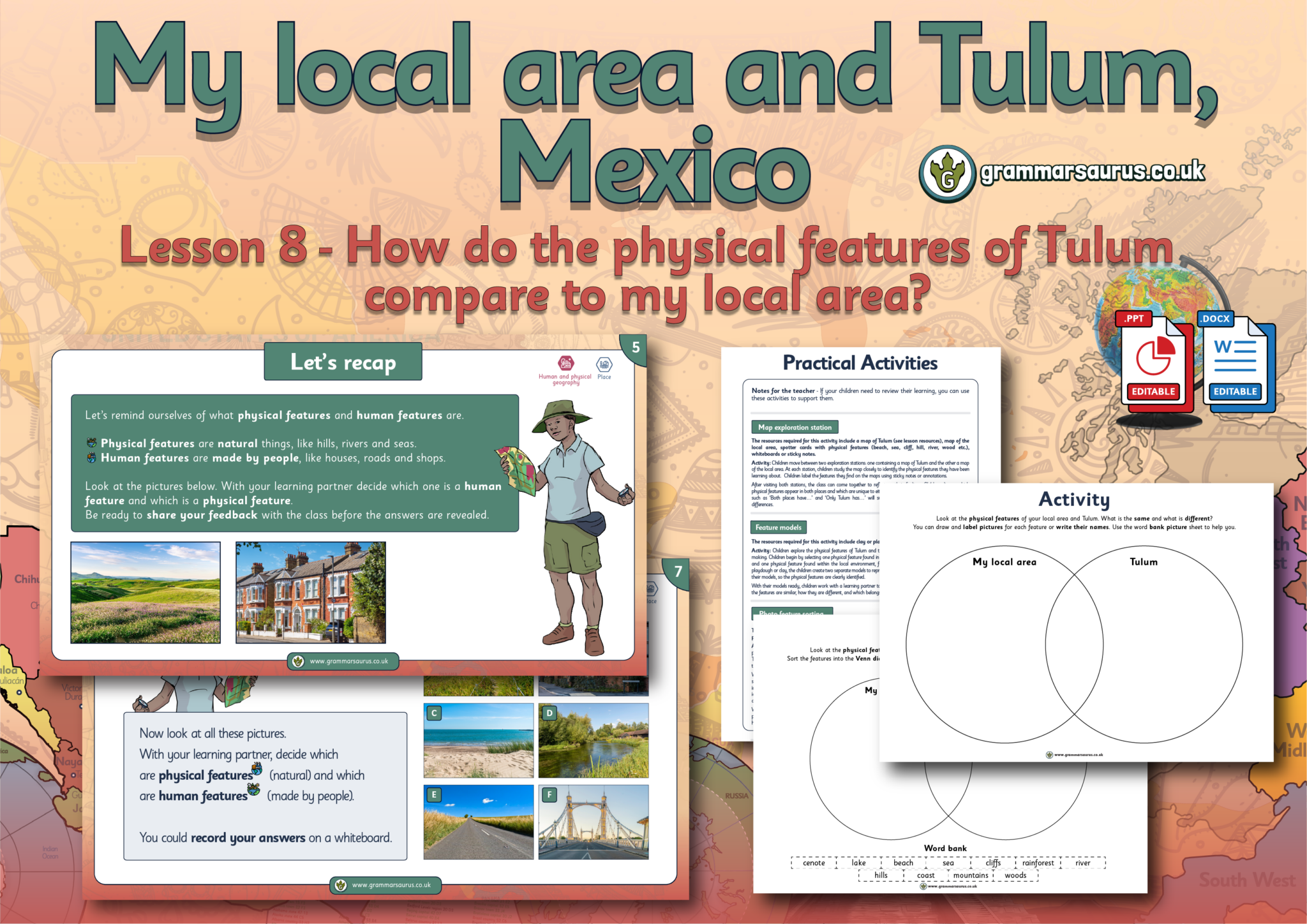 Year 2 Geography – My Local Area and Tulum, Mexico – How do the ...