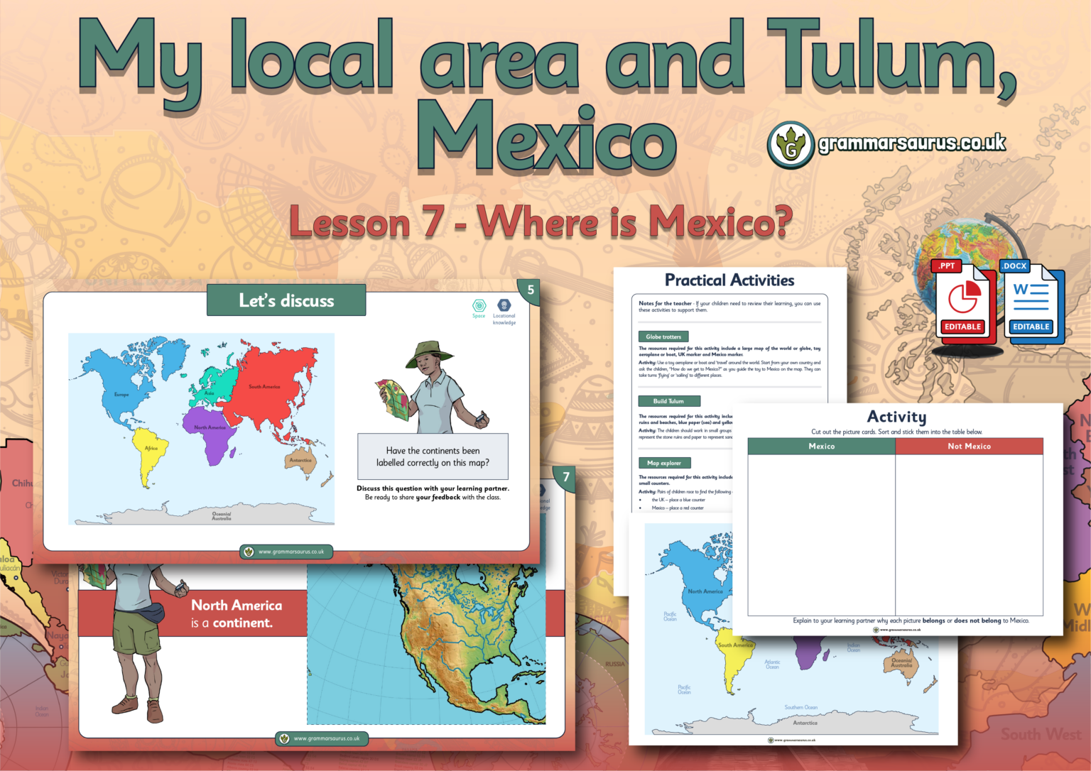 Year 2 Geography – My Local Area and Tulum, Mexico – Where is Mexico ...