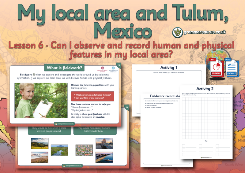 Year 2 Geography – My Local Area and Tulum, Mexico – Can I observe and ...