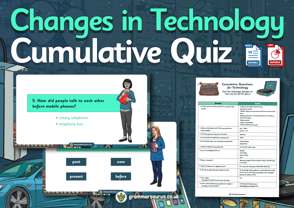 Changes in Technology - Grammarsaurus