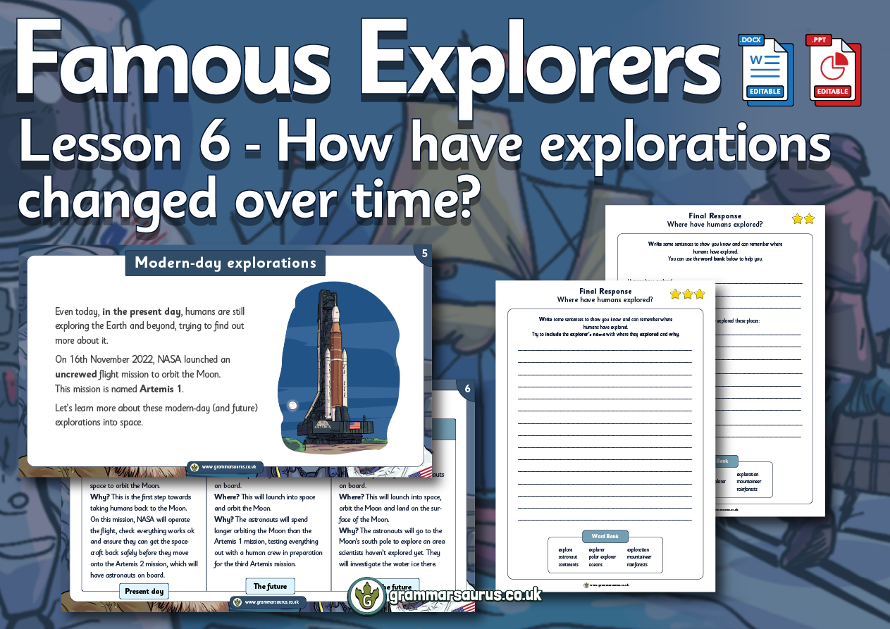 KS1 History – Famous Explorers – How have explorations changed over ...