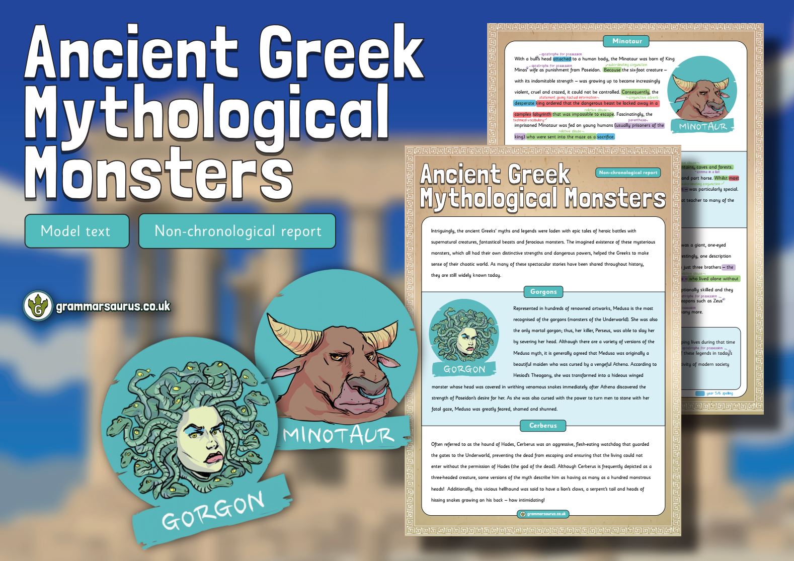 Year 5 Model Text – Non-chronological report – Ancient Greek ...