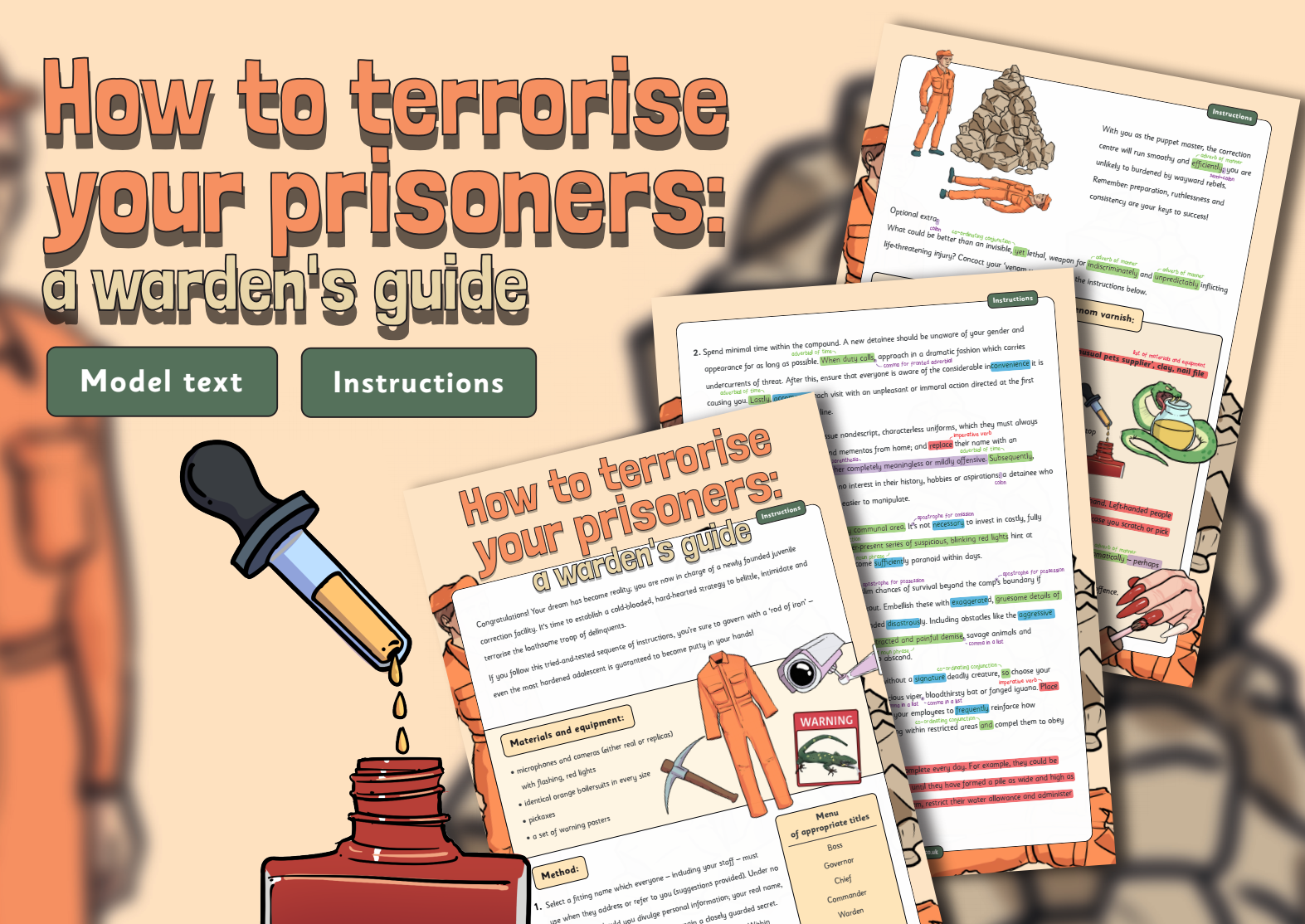 Year 6 Model Text – Instructions – How to terrorise your prisoners - A ...