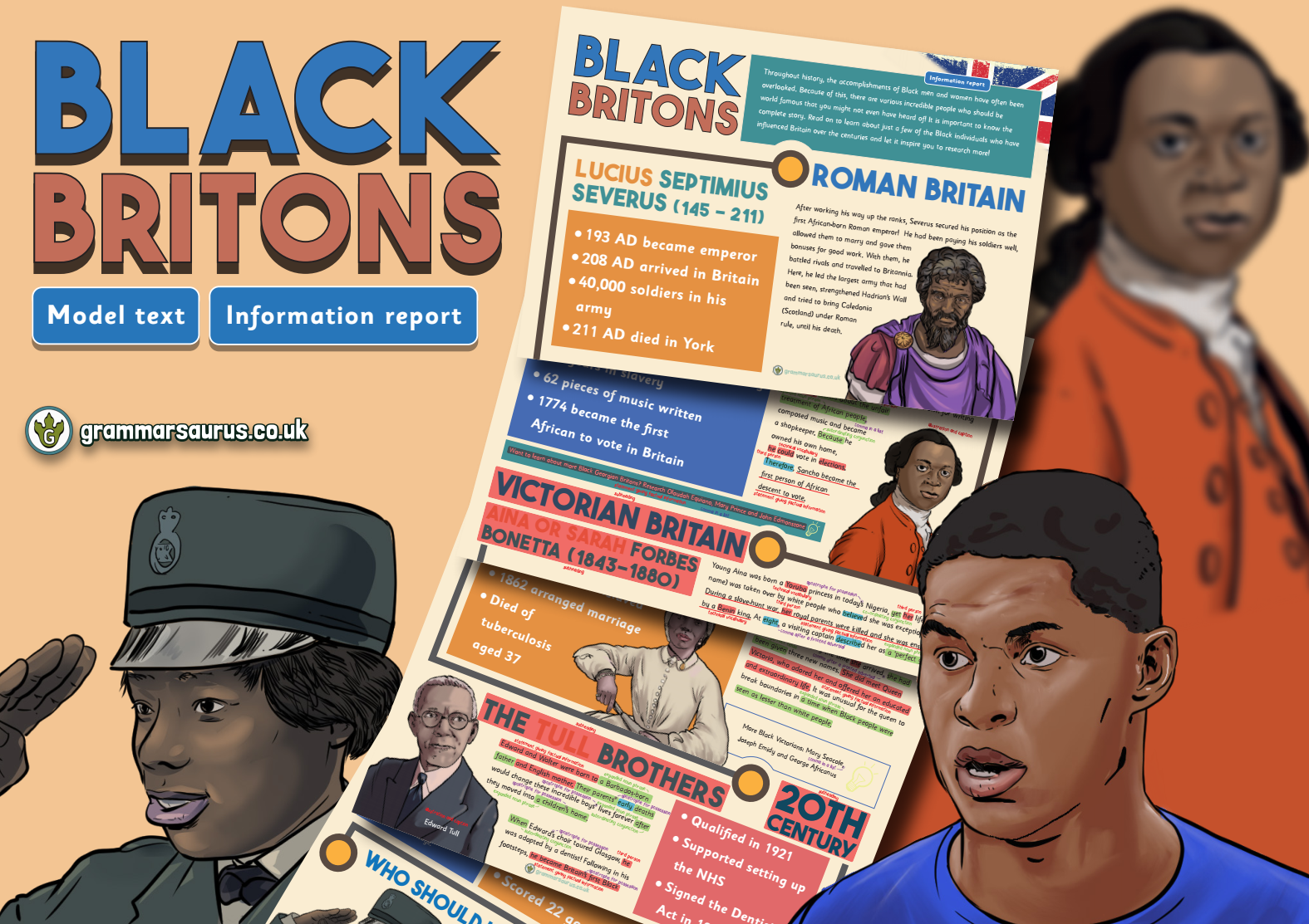 Year 4 Model Text – Non-chronological report (Infographic) – Black ...