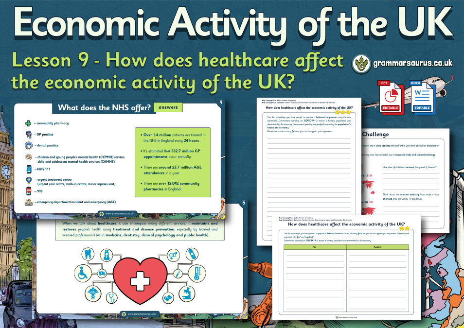 Year 6 Geography – How does healthcare affect the economic activity of ...
