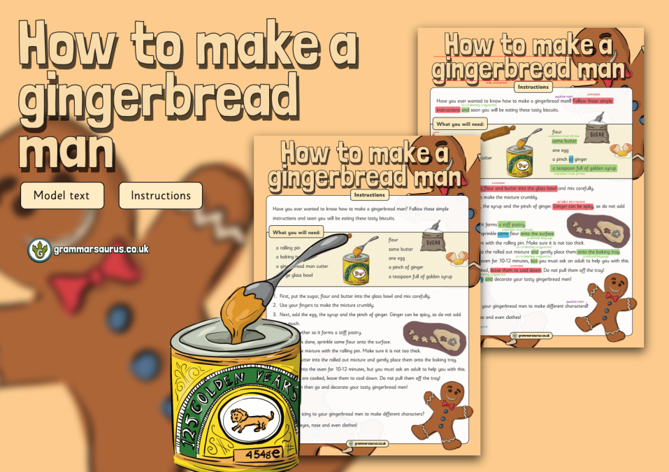 Y1 Instructions - Grammarsaurus