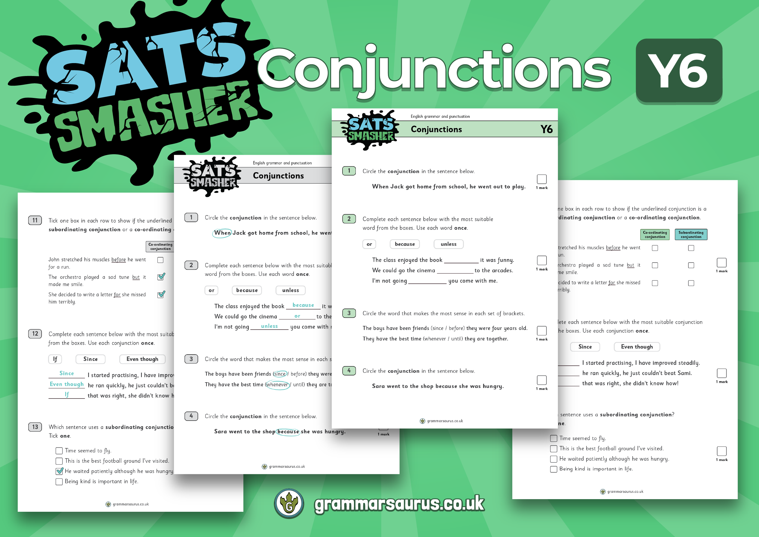 Y6 SATs Smasher (Maths): Reasoning - Algebra Sequences - Grammarsaurus