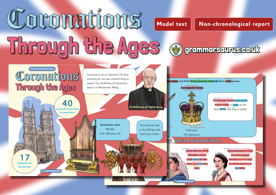 Year 1 Packs - Grammarsaurus